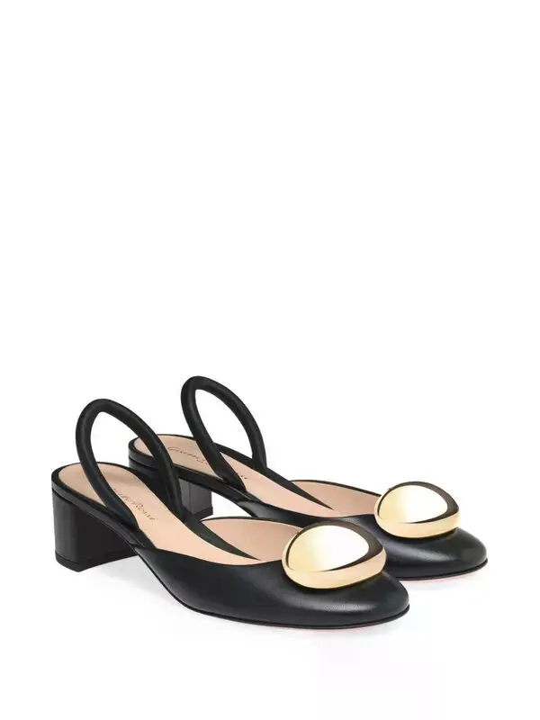 GIANVITO ROSSI Sphera 45mm Slingback Pumps