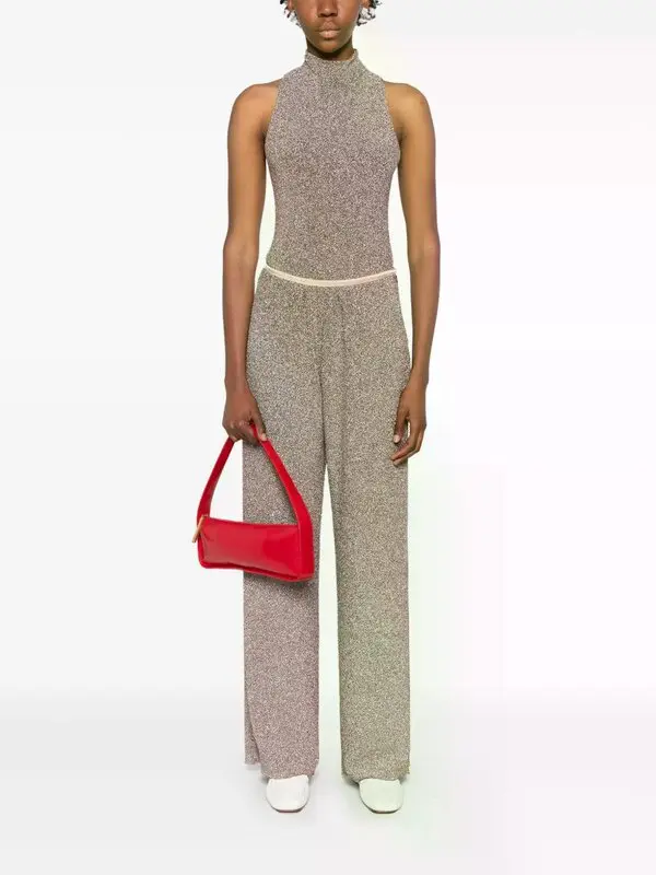 FORTE_FORTE Metallic Treading Trousers