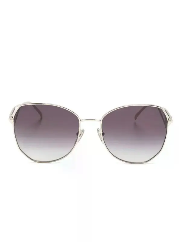 Prada Gradient Oversized-frame Sunglasses - Silver