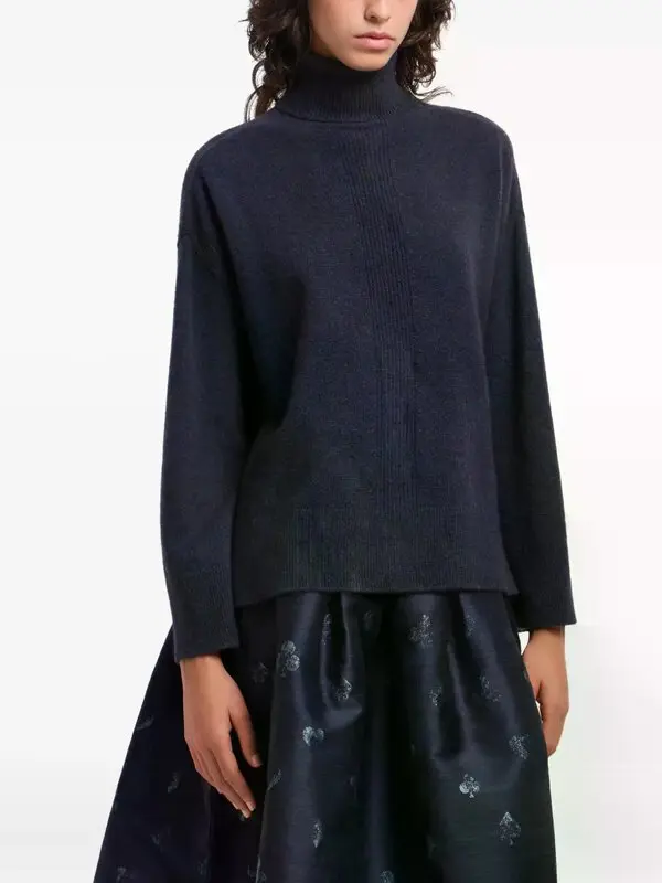 Emporio Armani Ribbed Roll-neck Sweater