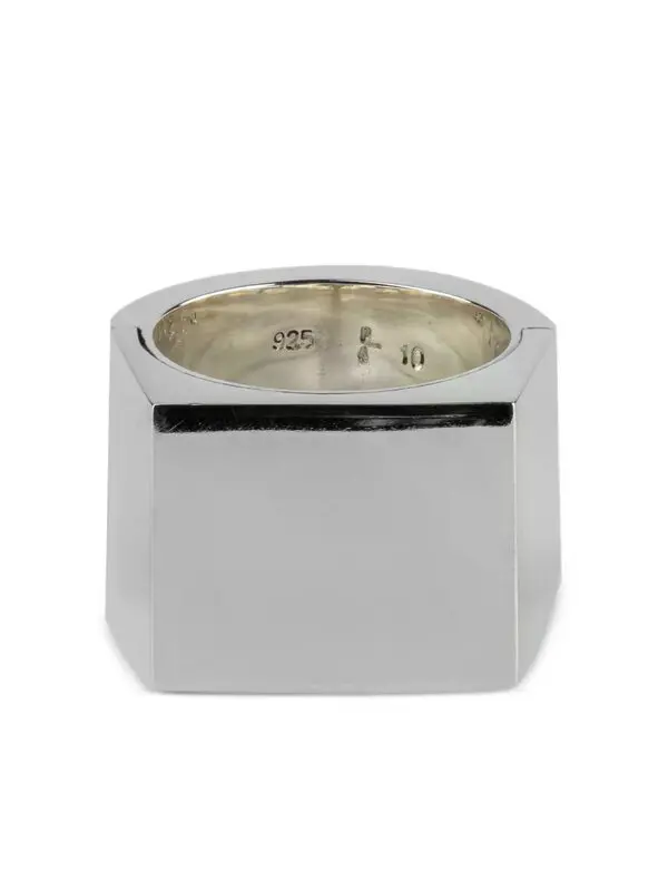 PARTS OF FOUR Sistema Sterling Ring - Silver