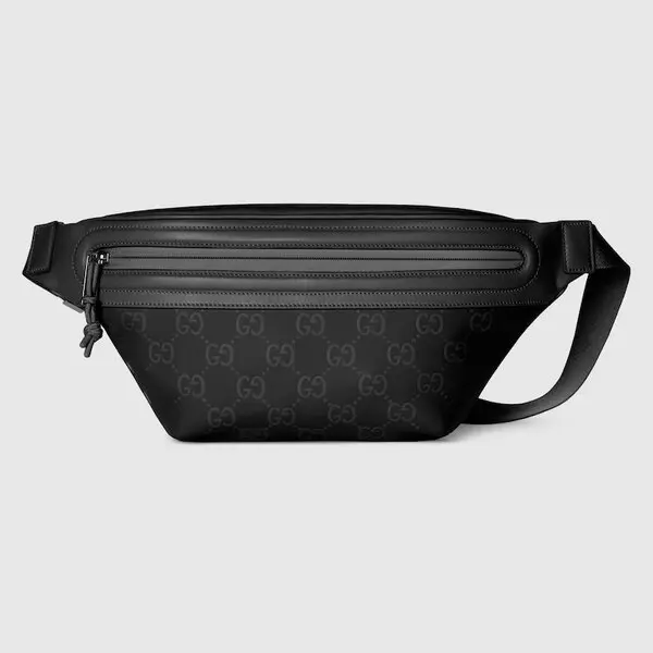 Gucci Edge Large Belt Bag Black Editorialist