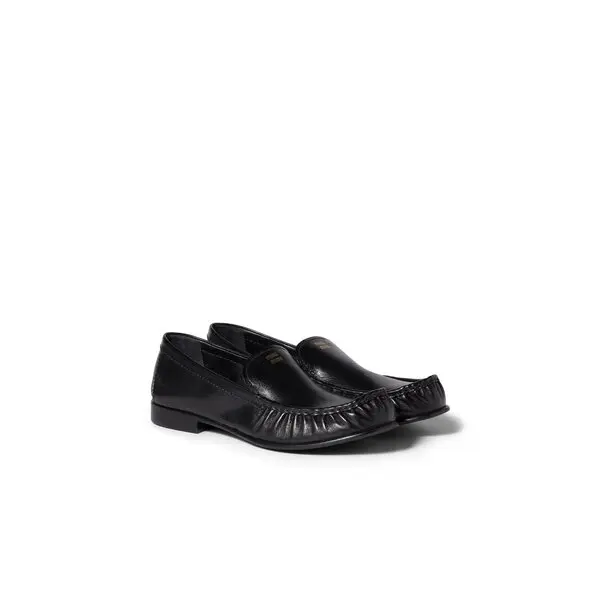 Miu Miu Buffalo Leather Loafers