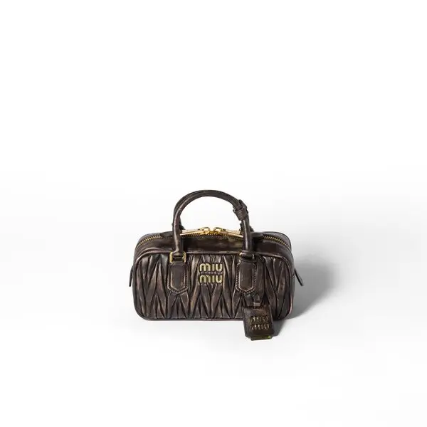 Miu Miu Arcadie Matelassé Nappa Leather Bag