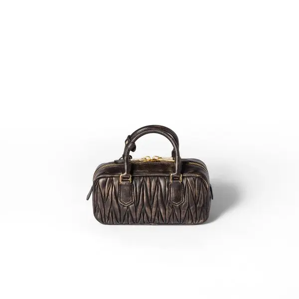Miu Miu Arcadie Matelassé Nappa Leather Bag