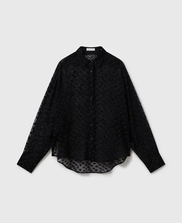 Stella McCartney Polka Dot Chiffon Shirt