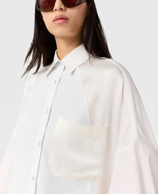 Stella McCartney Satin Paneled Shirt