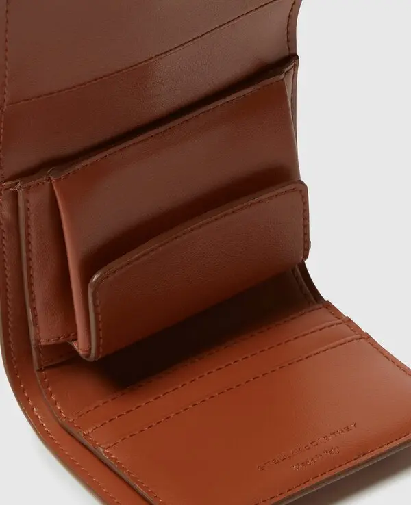 Stella McCartney Ryder Trifold Wallet - Brandy