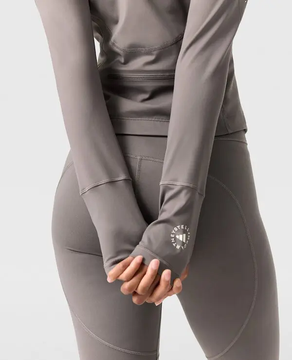 Stella McCartney Long Sleeve Training Midlayer - Brown