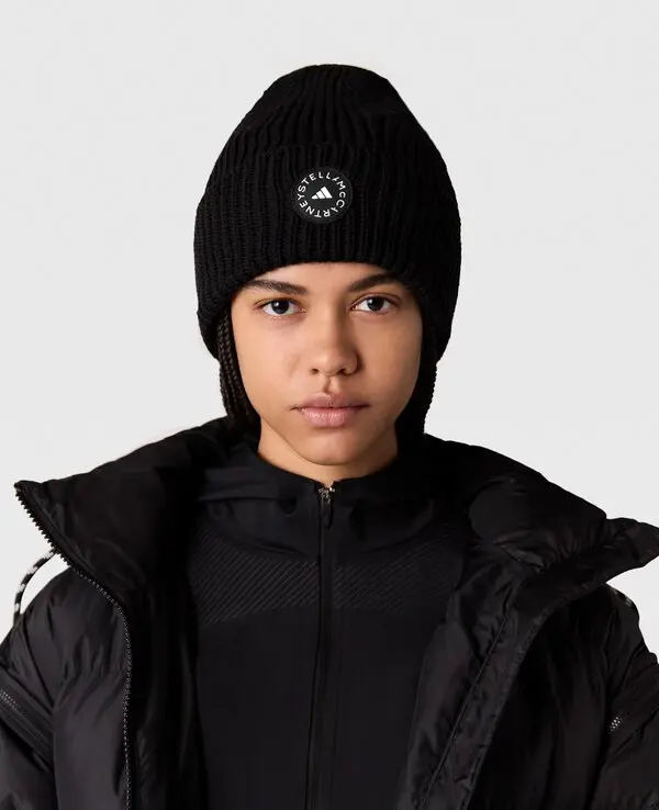 Stella McCartney Logo Beanie - Black