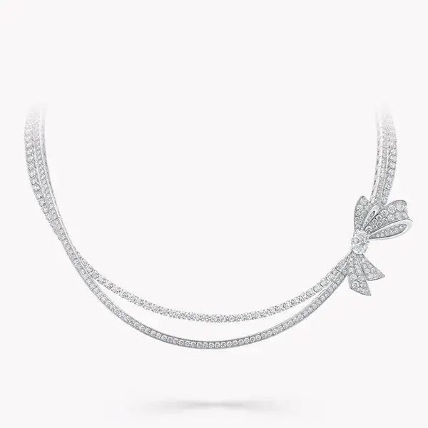 Graff Tilda's Bow Diamond Necklace - White Gold