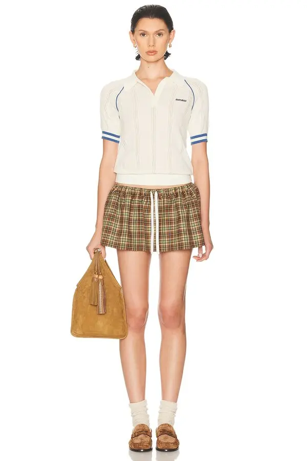 Miu Miu Short Sleeve Sweater