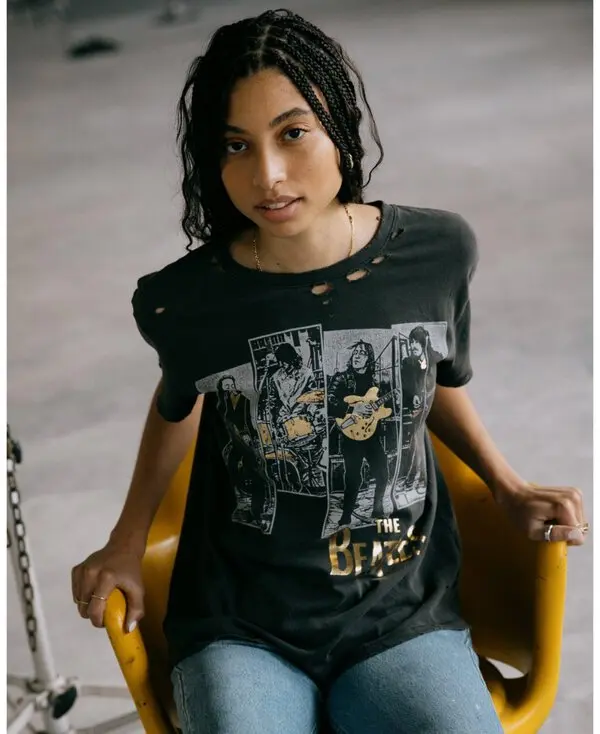 Junk Food Clothing The Beatles Rooftop Destroy T-shirt