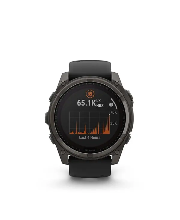 GARMIN 51mm Sapphire Solar Smartwatch - Black