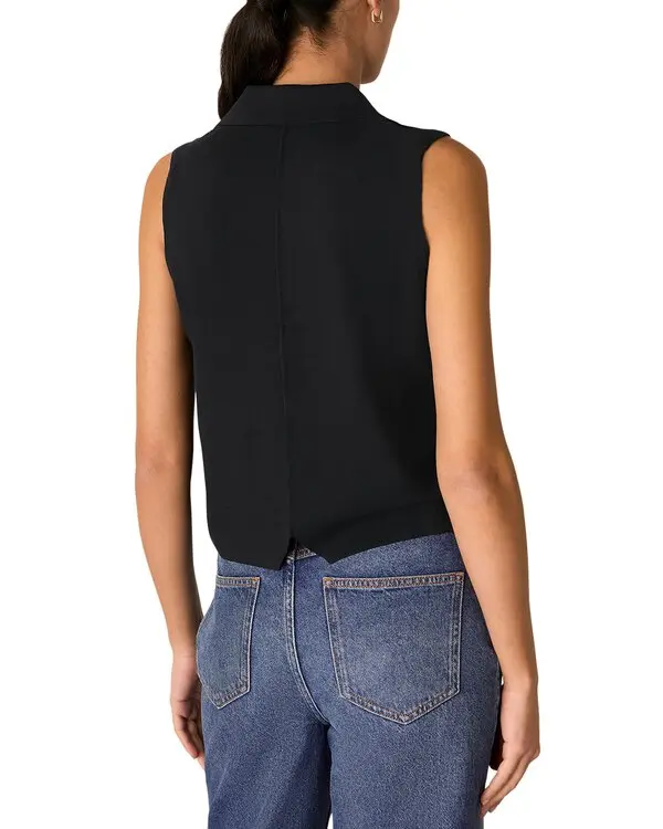 Whistles Maisie Button Front Tank Top