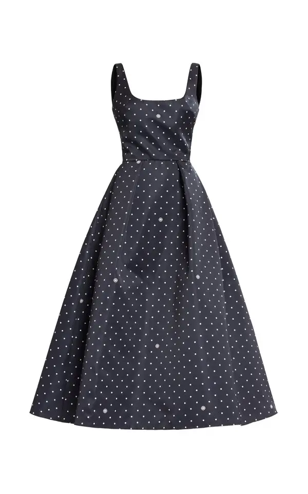 Elie Saab Printed Duchesse Midi Dress - Multi