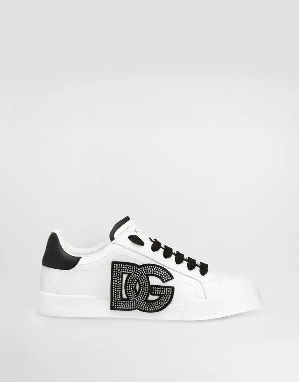 Dolce & Gabbana Calfskin Portofino Light Strobel Sneakers - Multicolor
