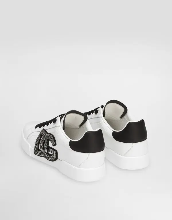 Dolce & Gabbana Calfskin Portofino Light Strobel Sneakers - Multicolor