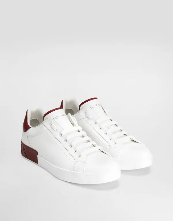Dolce & Gabbana Portofino Calfskin Sneakers - Multicolor