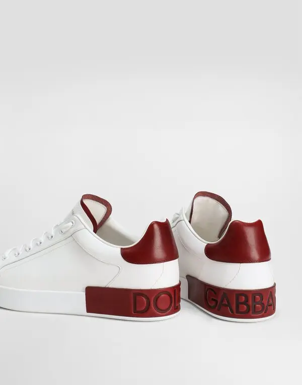 Dolce & Gabbana Portofino Calfskin Sneakers - Multicolor