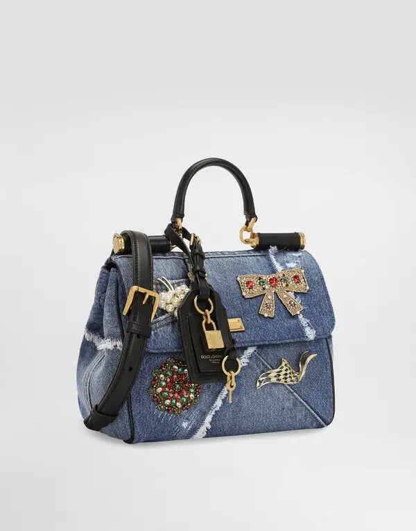 Dolce & Gabbana My Sicily Denim Handbag