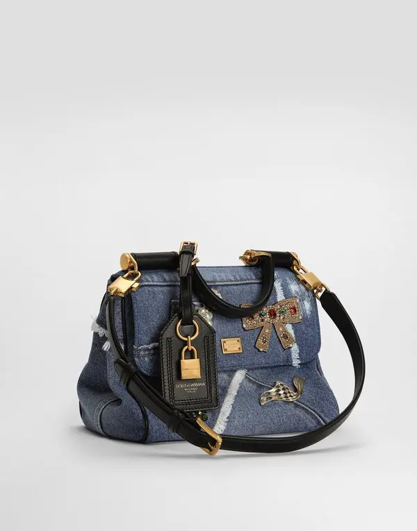 Dolce & Gabbana My Sicily Denim Handbag