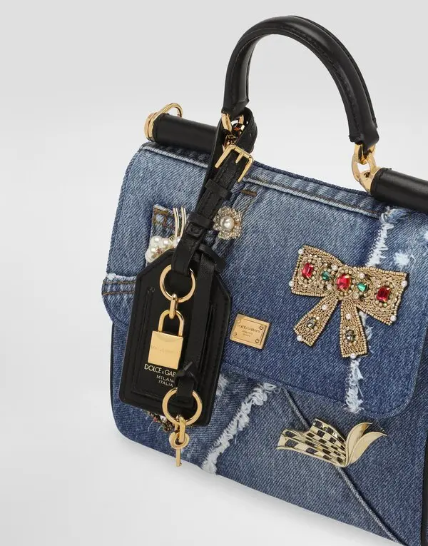 Dolce & Gabbana My Sicily Denim Handbag