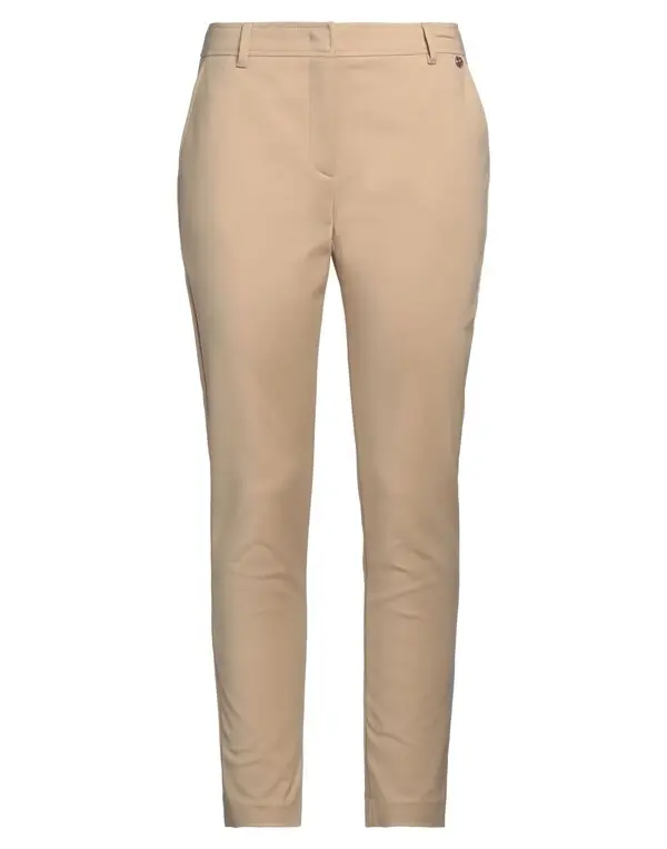Liu Jo Tapered Cotton-blend Pants - Beige