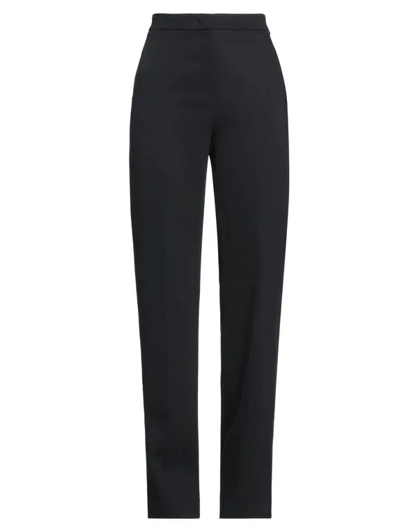 LIU •JO Straight-leg Twill Pants - Black