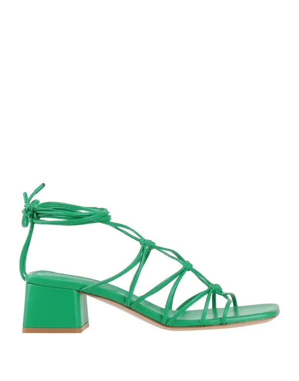 GIANVITO ROSSI Leather Sandals - Green