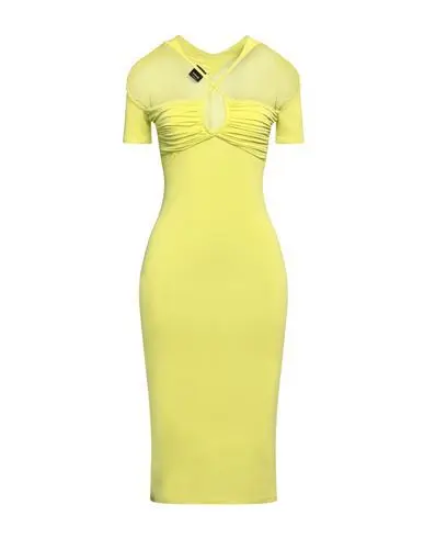 Pinko Midi Bodycon Dress - Lime Green