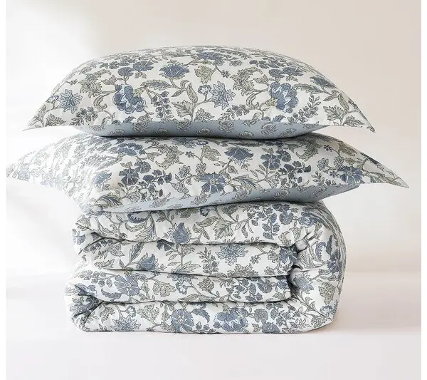 LUSH DECOR Lillian Block Print Comforter 3pc Se T King/cal King