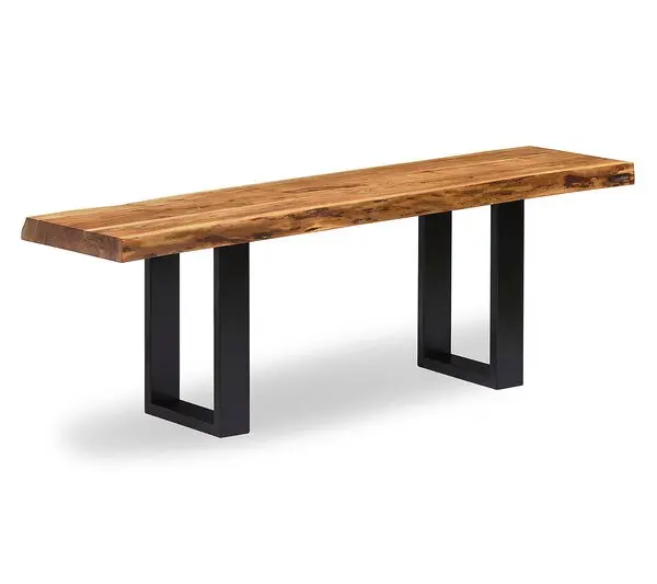 ALATERRE FURNITURE Alpine 48' Natural Live Edge Wood Bench - One-color