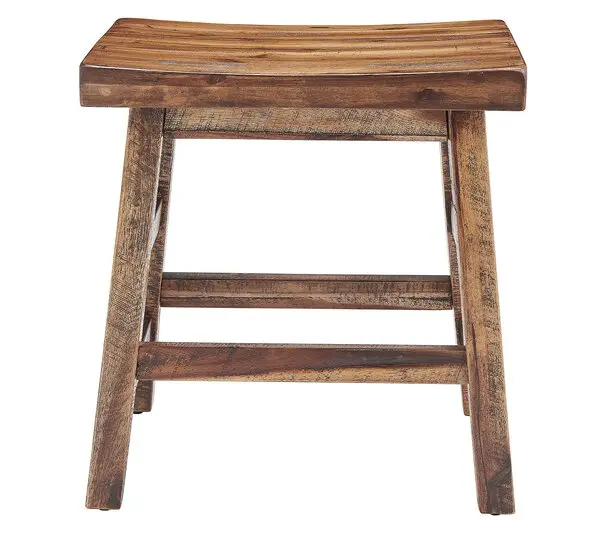 ALATERRE FURNITURE Durango 20' Industrial Wood Dining Stool - One-color