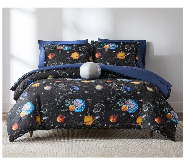 LUSH DECOR Mysterious Universe Comforter 8pc Se T Full - One-color