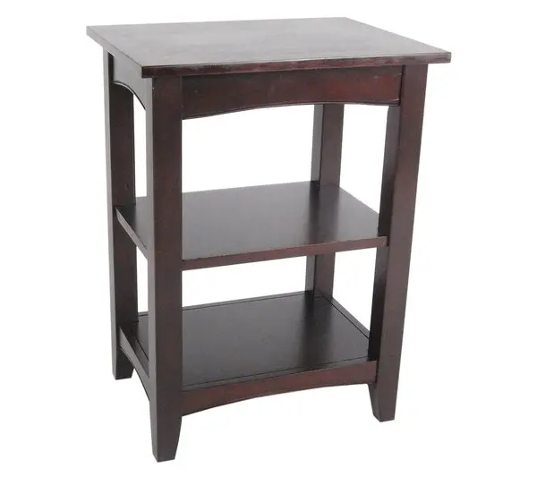 ALATERRE FURNITURE Shaker Cottage End Table Dua L Storage - One-color