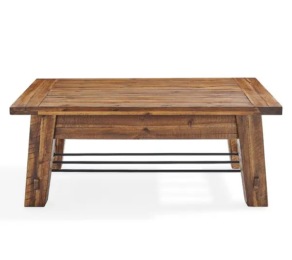 ALATERRE FURNITURE Durango 48' Industrial Wood Coffee Table - One-color