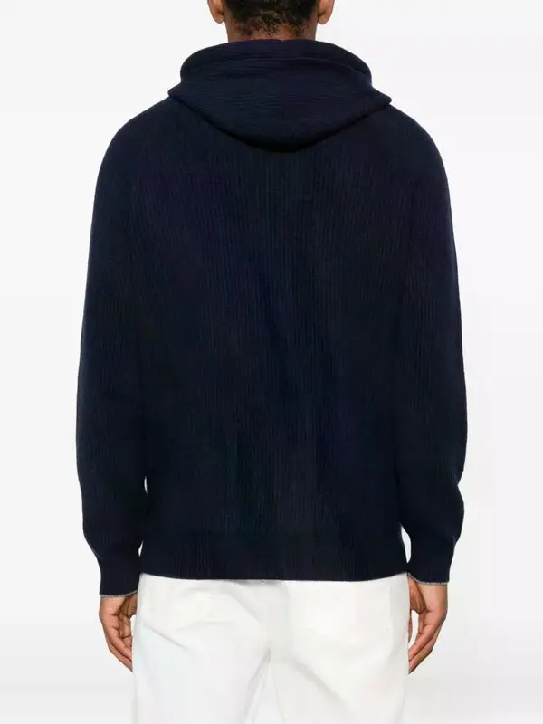 Brunello Cucinelli Zip-up Hooded Cardigan