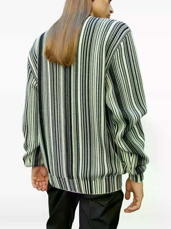 VTMNTS Stripe-pattern Ribbed Sweater