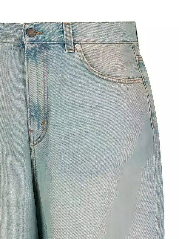 Destin Jo" Five-pocket Denim Shorts