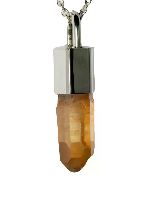 PARTS OF FOUR Sterling Talisman Quartz Necklace - Silver