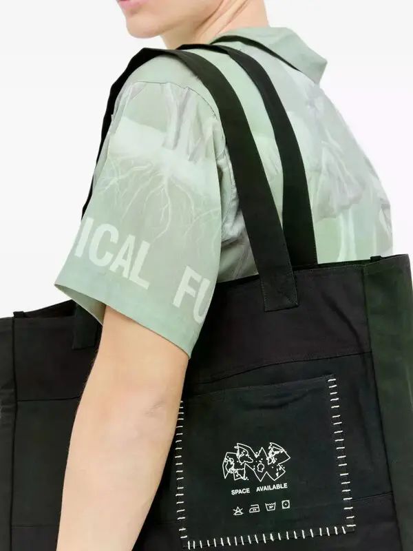 SPACE AVAILABLE Patch-pocket Tote Bag