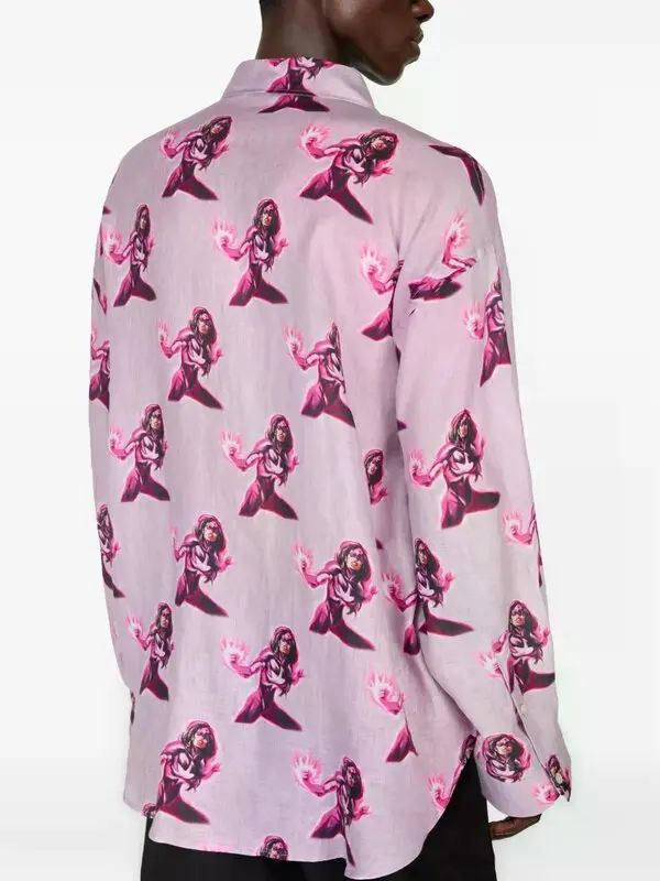 Acne Studios Printed Button-up Shirt