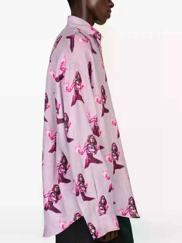 Acne Studios Printed Button-up Shirt