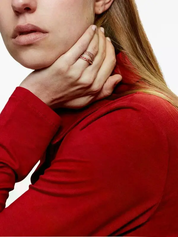 ALICE WAESE 14kt Yellow Atlas Ruby Ring - Gold