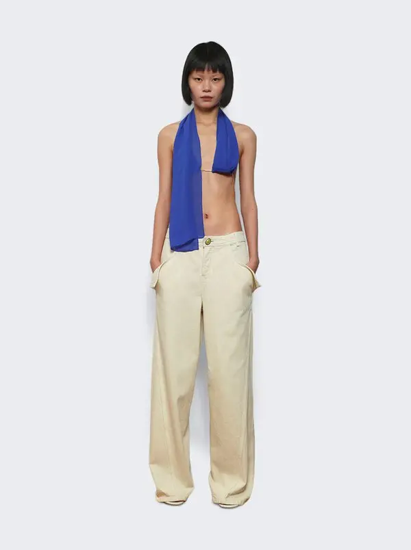 Christopher Esber Scarf Chain Bra Top