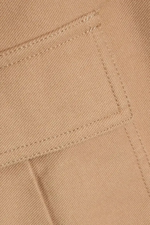 Theory Cotton-blend Twill Wide-leg Cargo Pants
