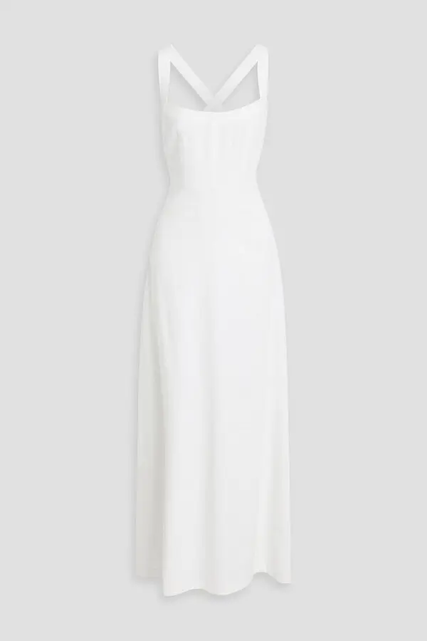 Theory Linen-blend Maxi Dress
