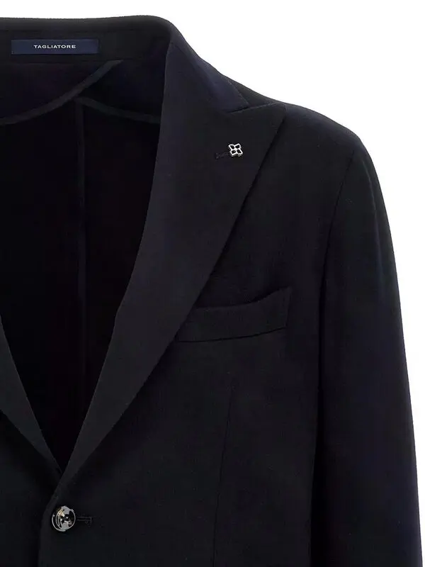 Tagliatore Cashmere Blazer - Blue