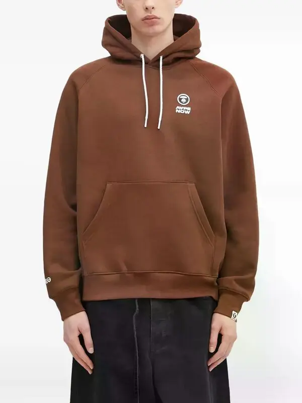 AAPE BY *A BATHING APE Logo-embroidered Hoodie